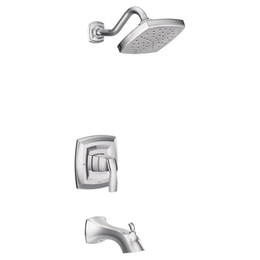 Moen Ts3210 Weymouth Single Handle Posi-Temp Pressure Balanced Valve ...