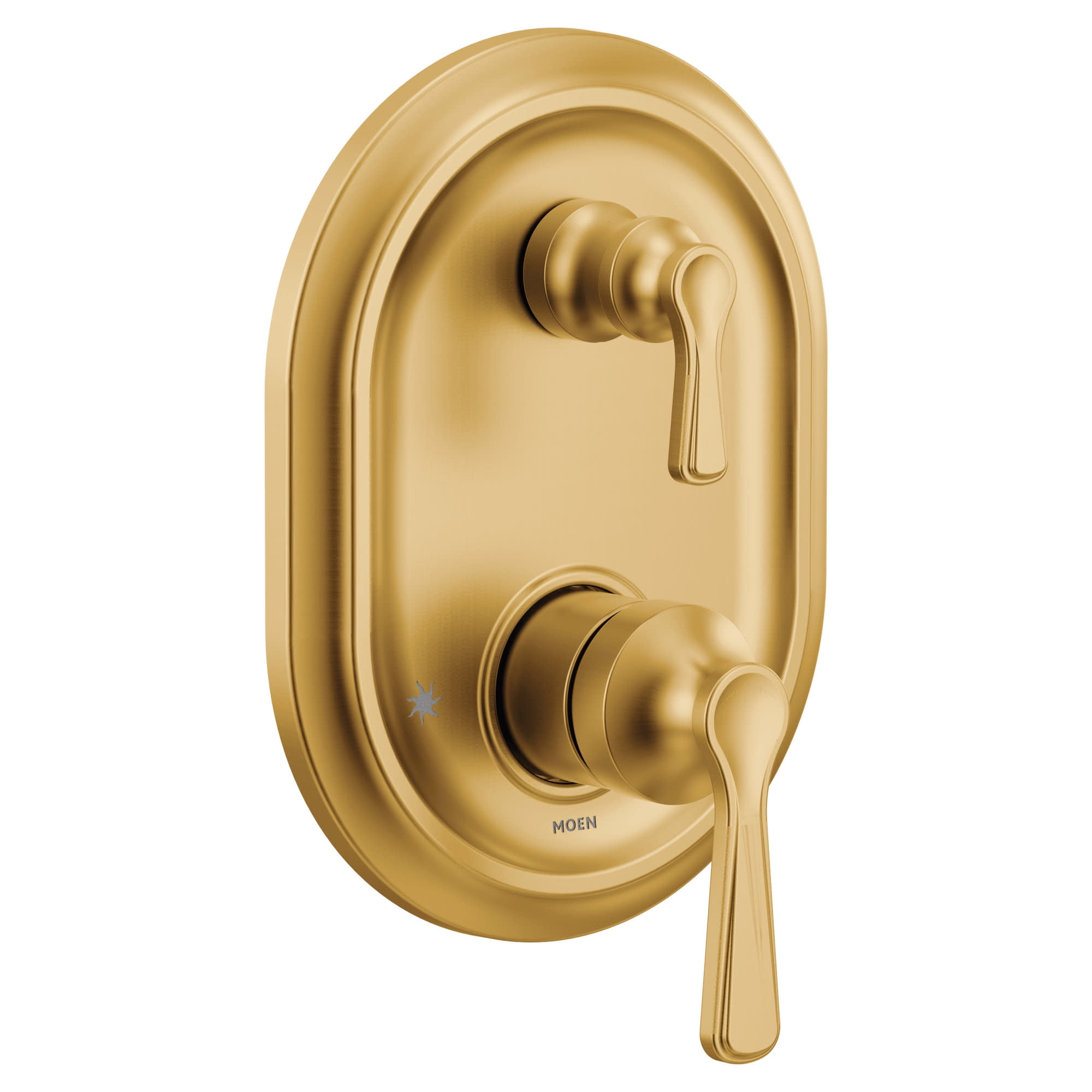 Moen Uts9211 Colinet Gold 2 Handle 2 Function Pressure Balanced Shower ...