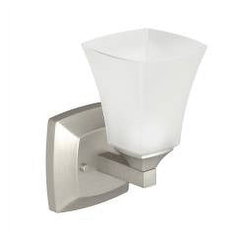 Moen YB5161BN Voss 1 Light Bathroom Light Fixture Brushed Nickel ...