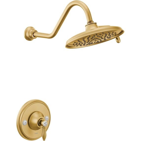 Moen Weymouth Brushed Gold Posi-Temp(R) Shower Only - Walmart.com