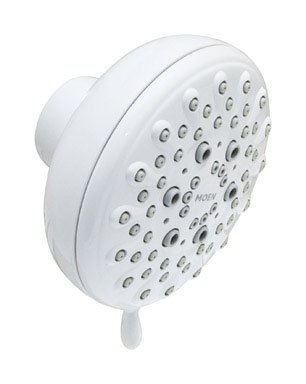 Moen White Plastic 5 settings Showerhead 2.5 gpm - Walmart.com