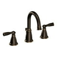 Moen WS84924BRB Banbury Two-Handle Widespread Bathroom Sink Faucet ...