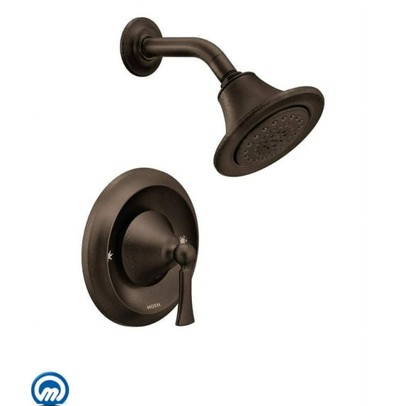 Moen Wynford Oil Rubbed Bronze Posi-Temp(R) Shower Only - Walmart.com