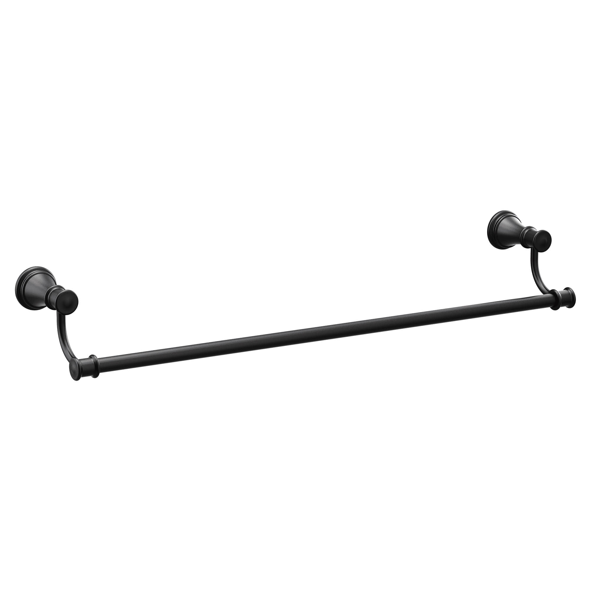 Moen YB6424BL Belfield 24" Towel Bar - Black - Walmart.com