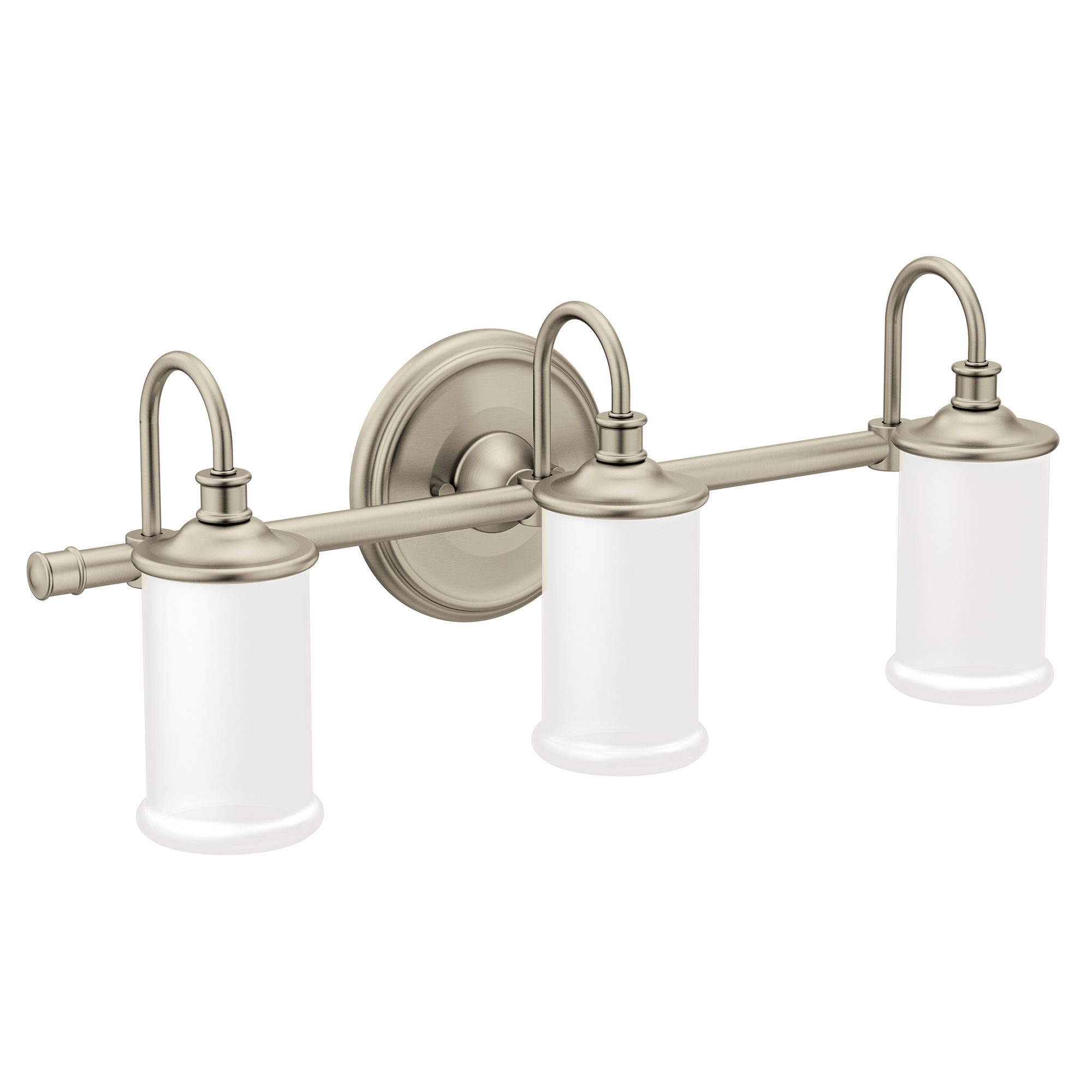 Moen Yb8864 90 Degree 28" Wide 4 Light Reversible Bathroom Vanity Light ...