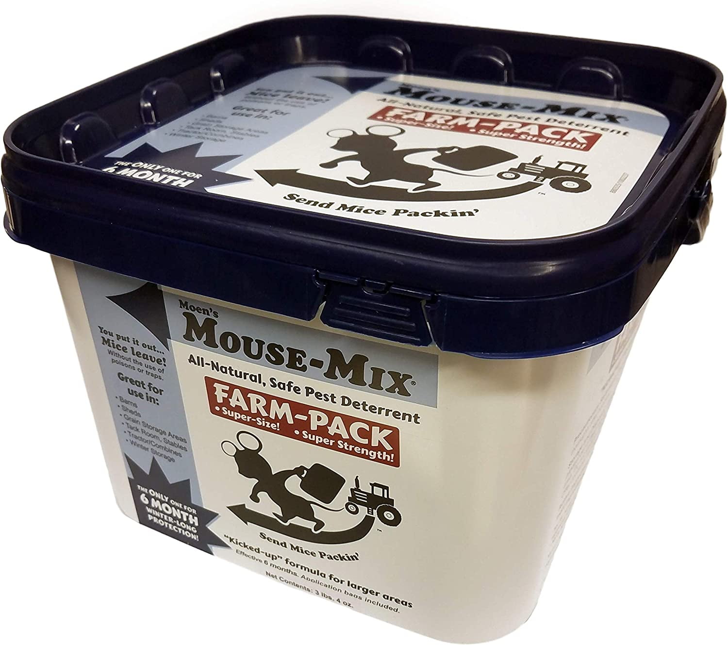 Moen's Farm Pack, Outdoor Farm Storage Deterrent for Rodents, Mice ...