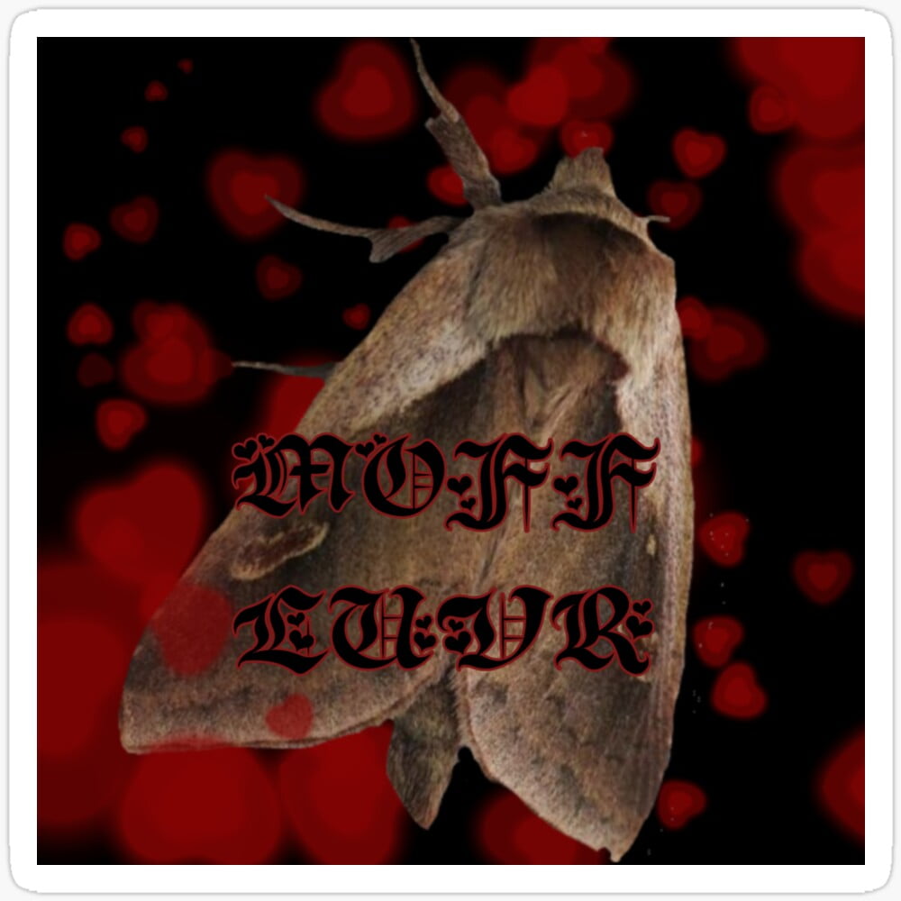 Moff Lover Moth Lover Sticker Phone Decal Water Bottle Stickers Car ...