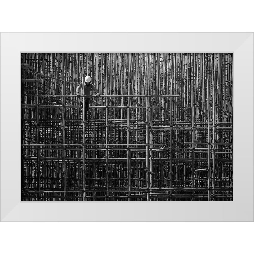 Mofidi Ahmadi, Navid 18x14 White Modern Wood Framed Museum Art Print ...