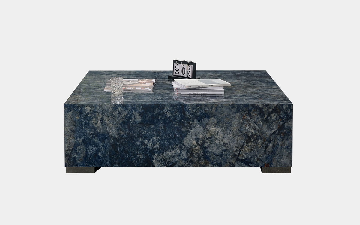 Mofit Home, Evander Sintered Stone Square Coffee Table, 1pc, Modern ...