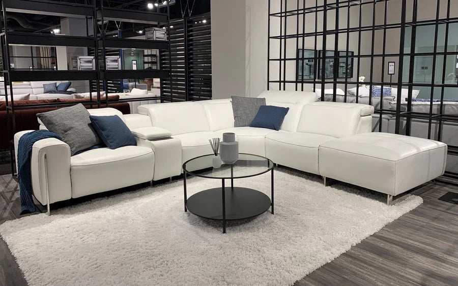 Mofit Home, Lily Modern Motion Recliner with Ottoman, Living room ...