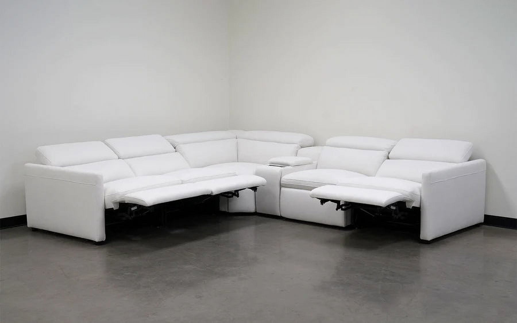 Mofit Home, PONENTE 6PC MODERN MOTION RECLINING SECTIONAL, Living room ...