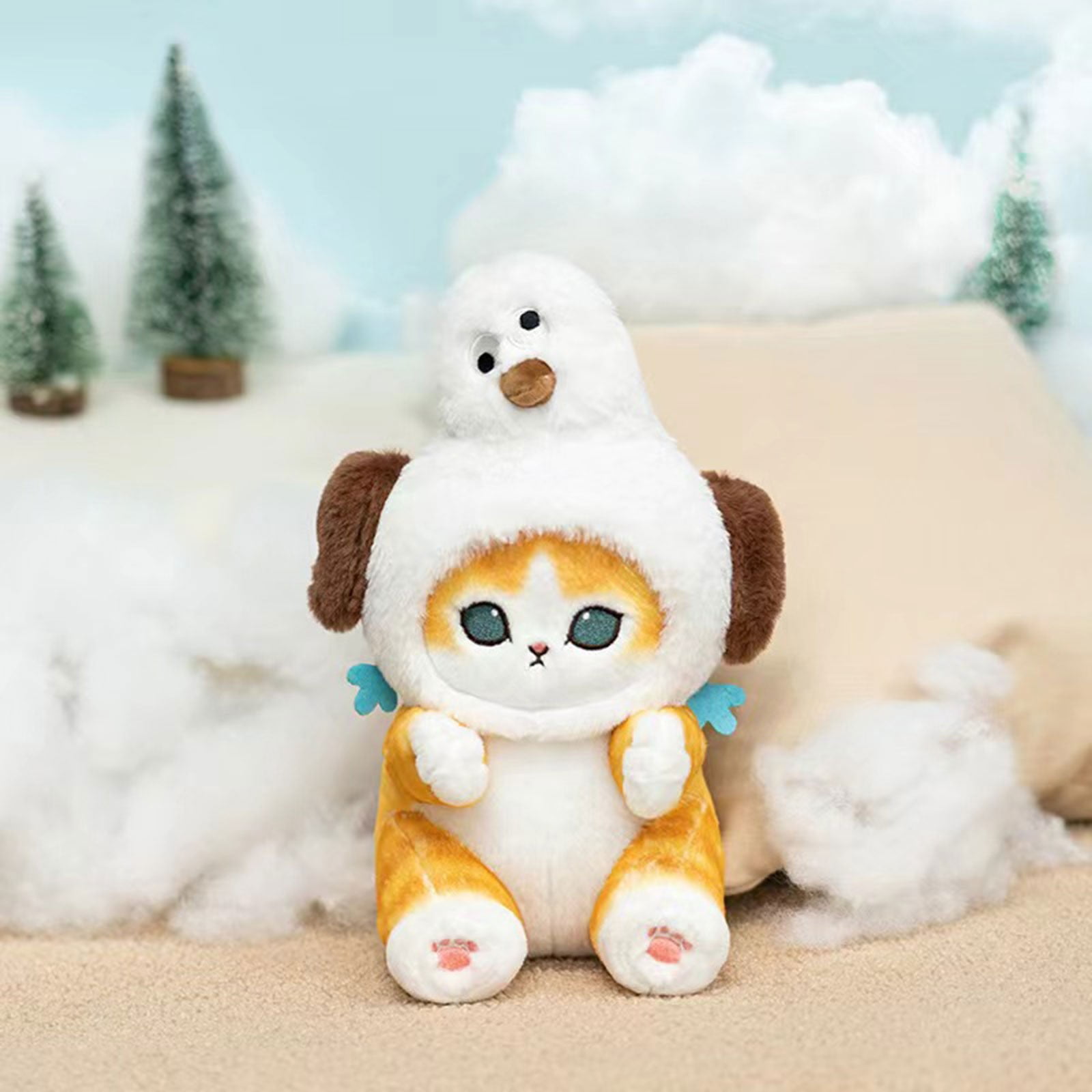 Mofusand Cat Plush Toy, Mofusand Potato Shark Nyan Mascot, Cute Shark ...