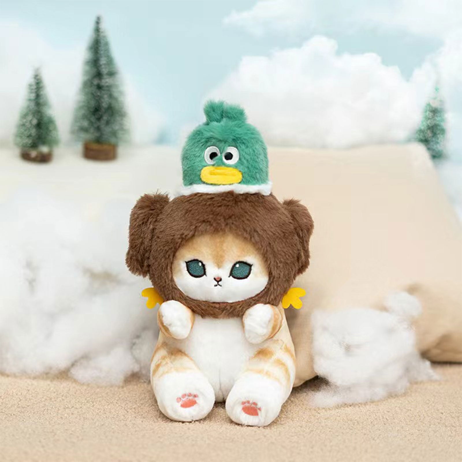 Mofusand Cat Plush Toy, Mofusand Potato Shark Nyan Mascot, Cute Shark ...