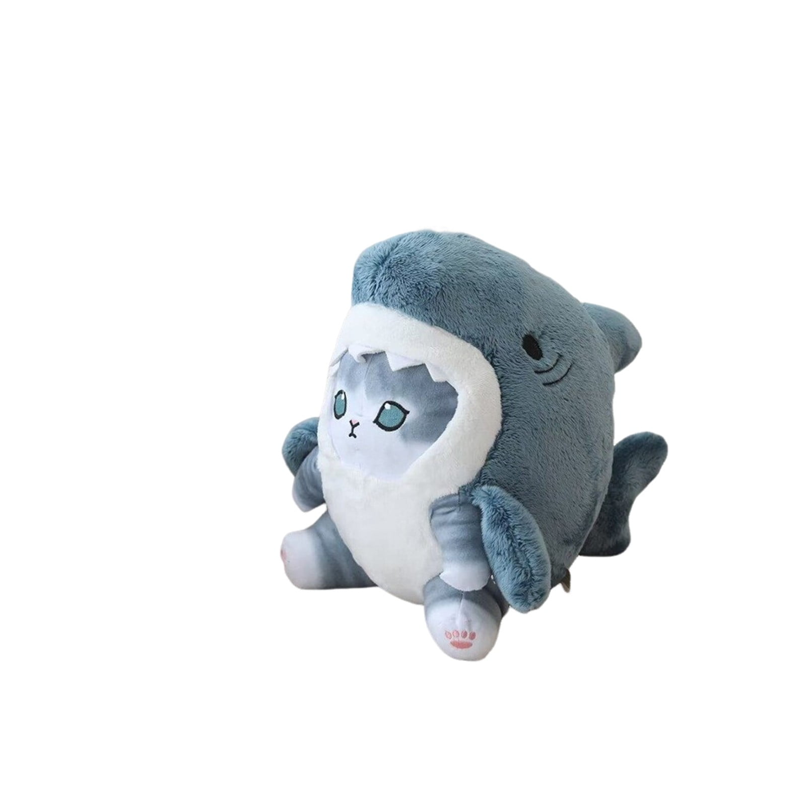 Mofusand Cute Shark Cat Plush Toy, 13''Soft Cat Shark Stuffed Animal ...