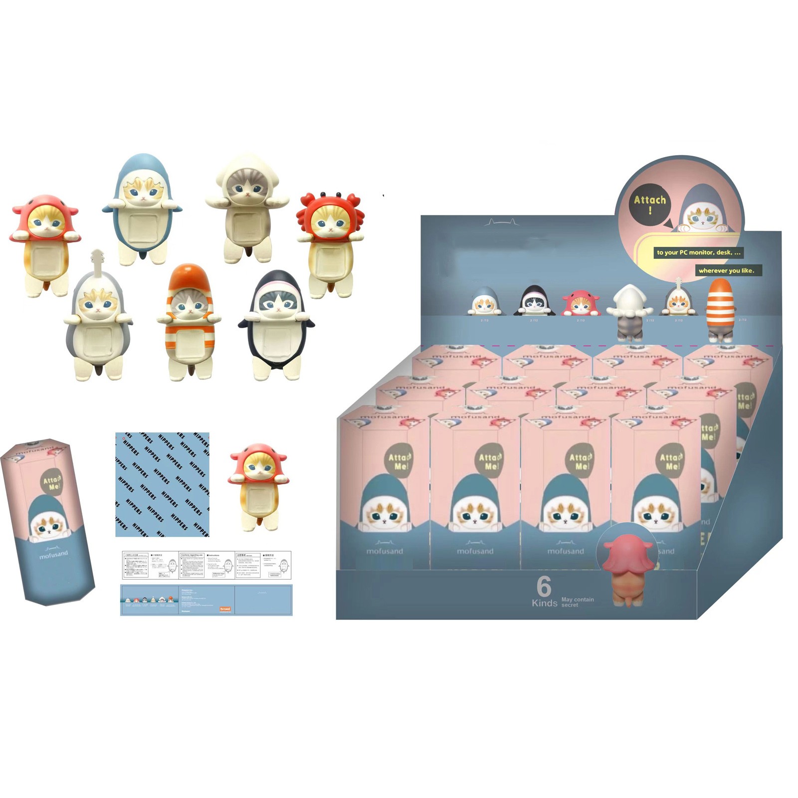 Mofusand Toys Mofusand Shark Cat Advent Calendar - Reveal The Mystical ...