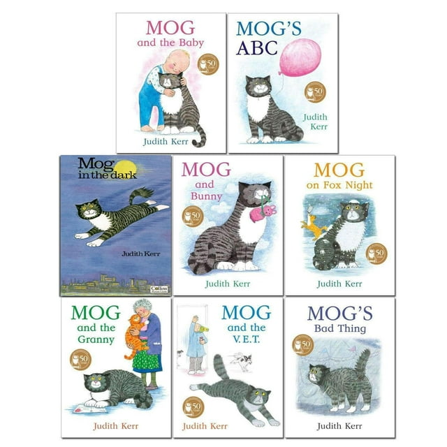 Mog The Cat Books Series 8 Books Collection Set Pack By Judith Kerr ...