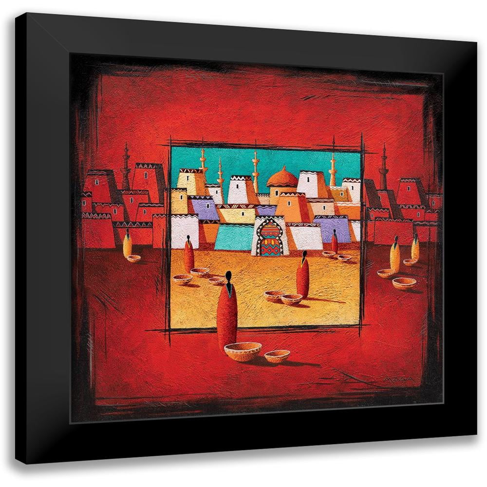 Moga 12x12 Black Modern Framed Museum Art Print Titled - Cite du desert ...