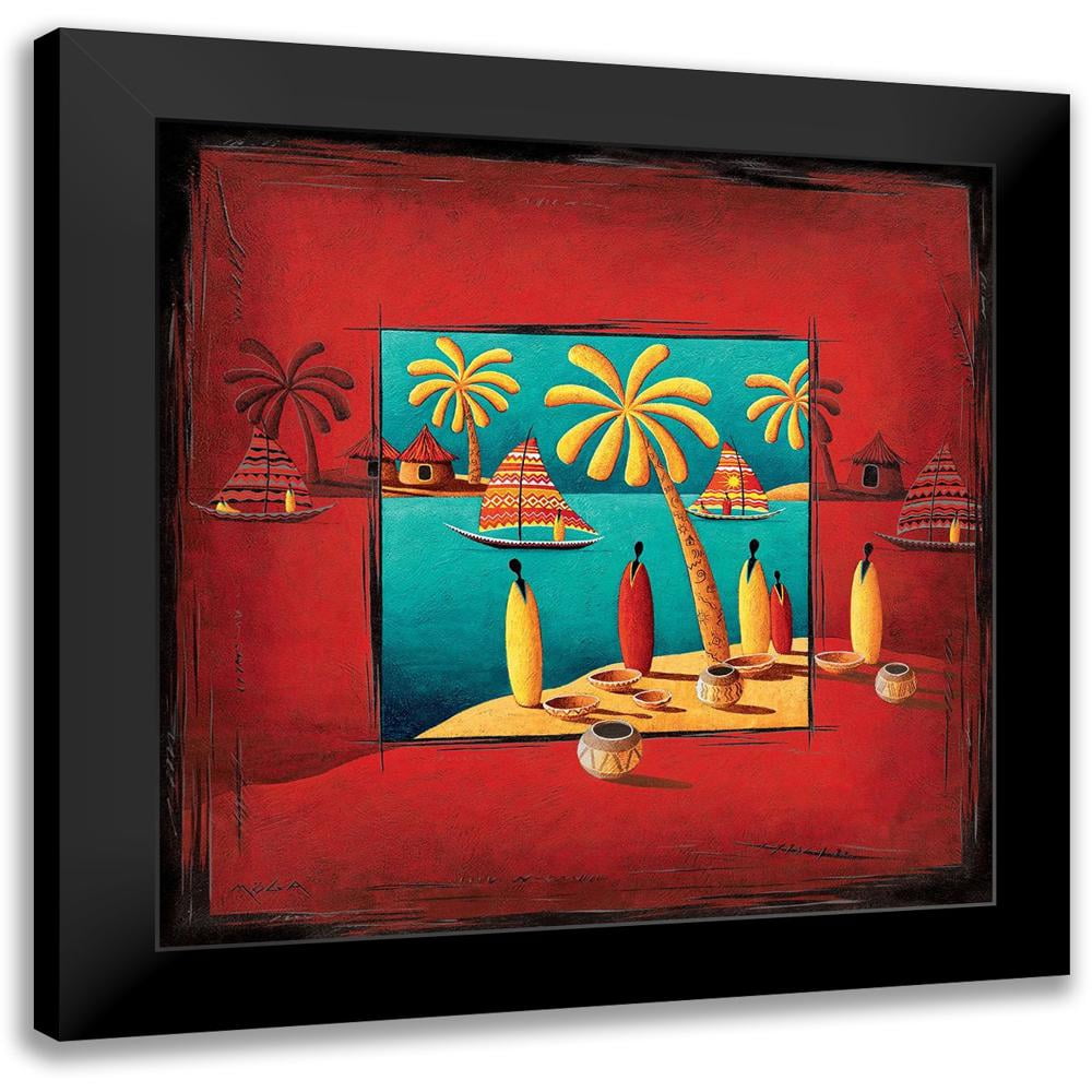 Moga 15x15 Black Modern Framed Museum Art Print Titled - Deau, de vent ...