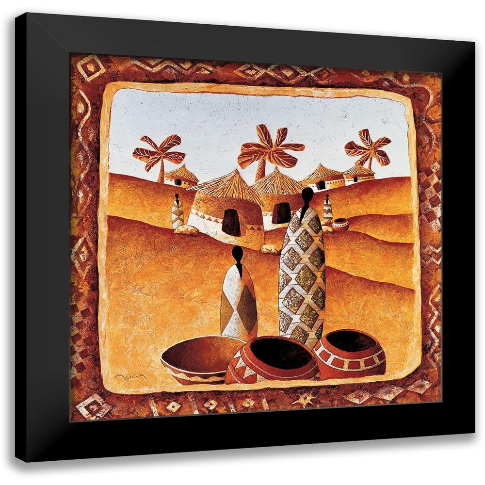 Moga 15x15 Black Modern Framed Museum Art Print Titled - Peuple des ...