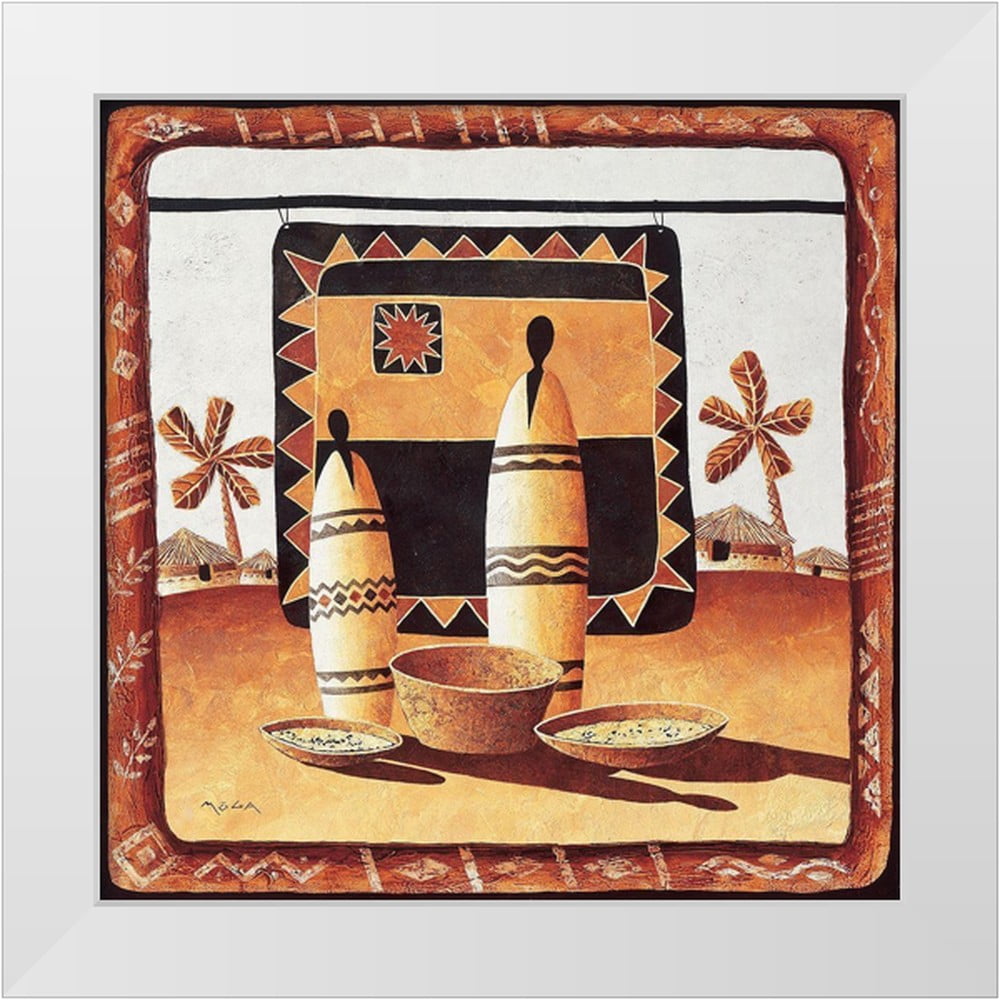 Moga 20x20 White Modern Wood Framed Museum Art Print Titled - La ...