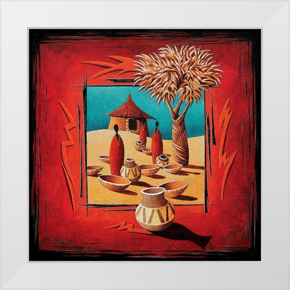 Moga 20x20 White Modern Wood Framed Museum Art Print Titled - Larbre ...