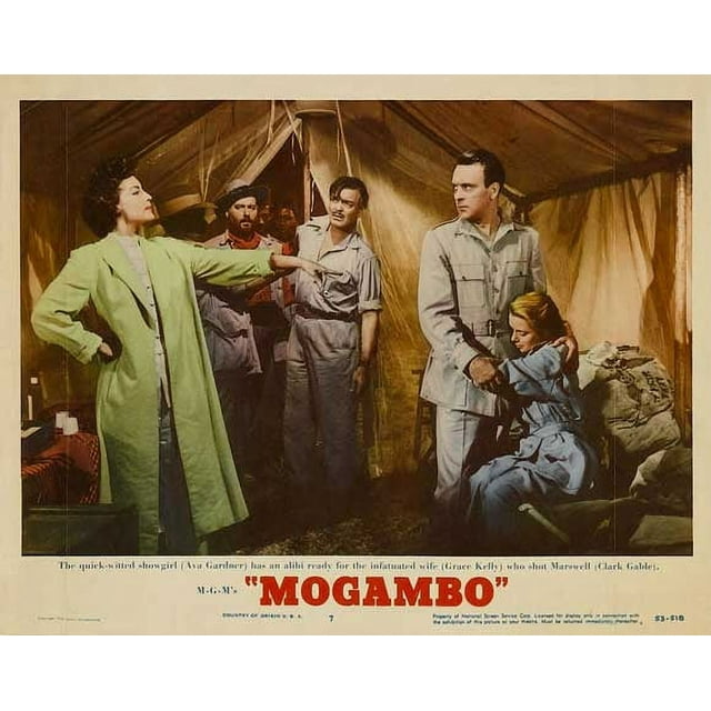 Mogambo - movie POSTER (Style D) (11" x 14") (1953) - Walmart.com