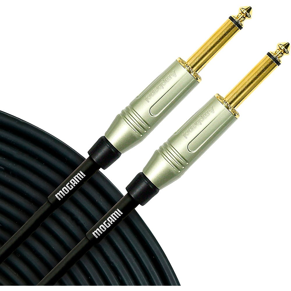 Mogami 1/4" Straight Instrument Cable 18 ft. - Walmart.com
