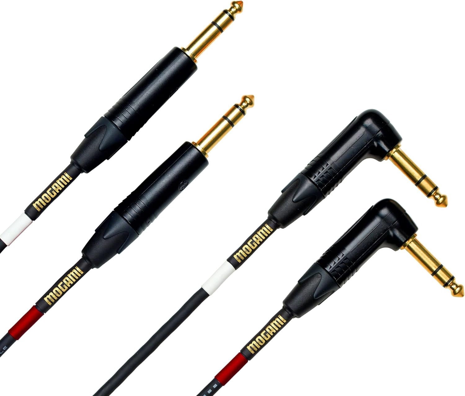 Mogami Gold Key SB-15R Balanced Stereo Keyboard Instrument Cable, 1/4 ...