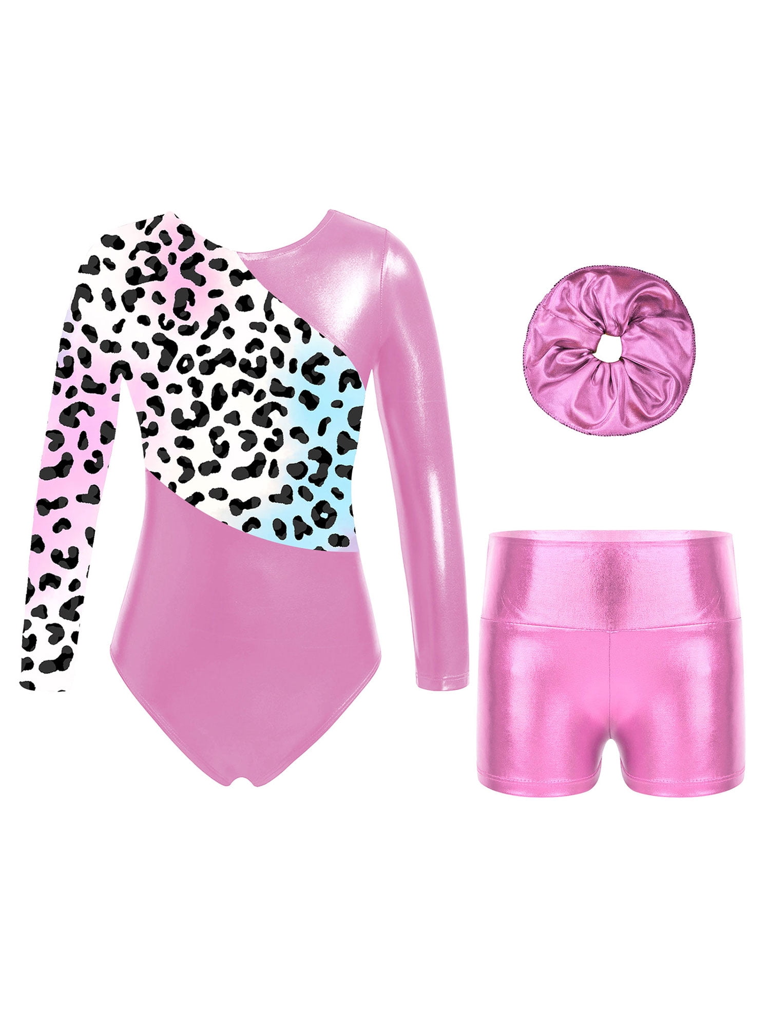Moggemol Girls Leotards for Gymnastics Dance Figure Ice Skating ...