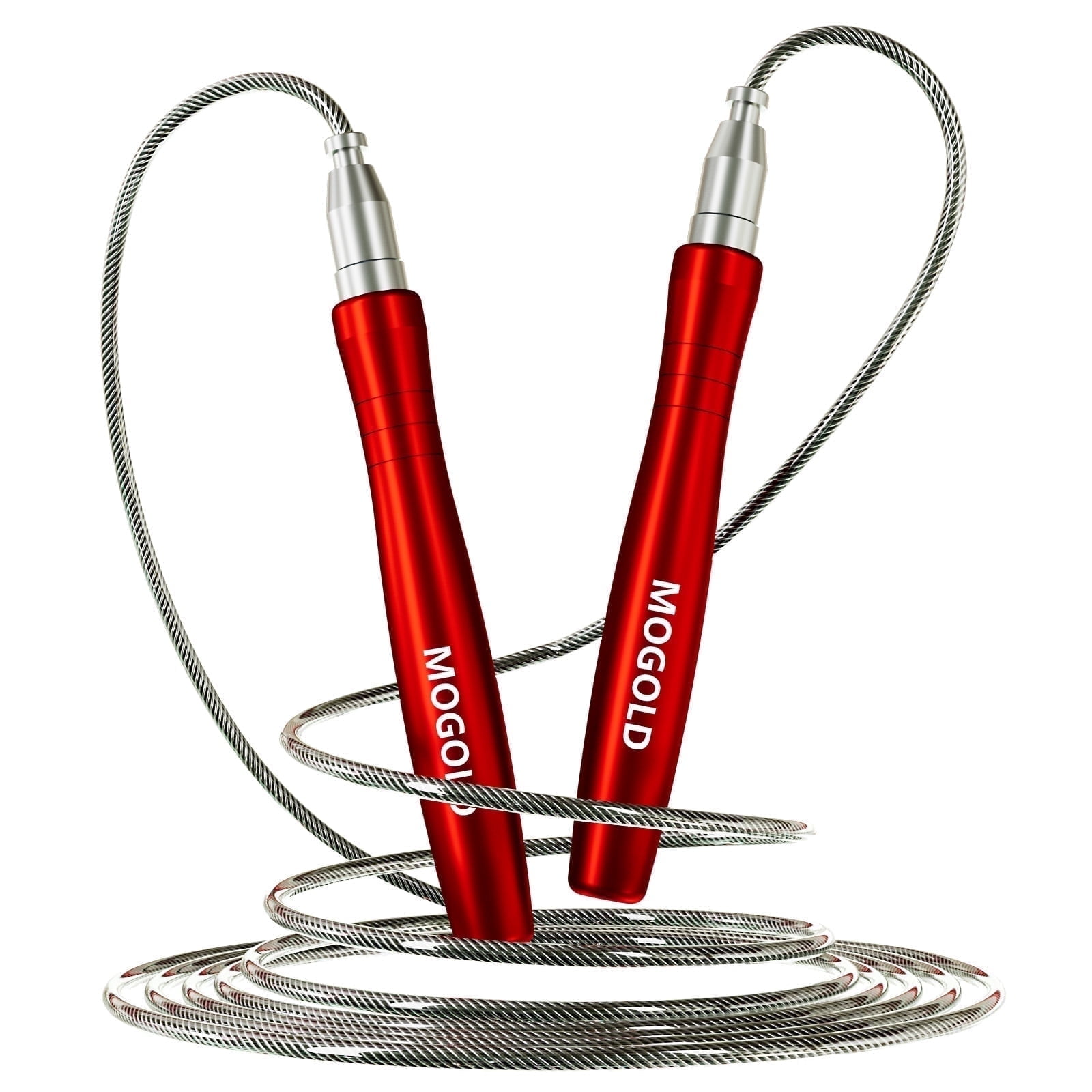 MOGOLD Speed Rope for Adults Fitness - Self-Locking Design Jump Rope ...