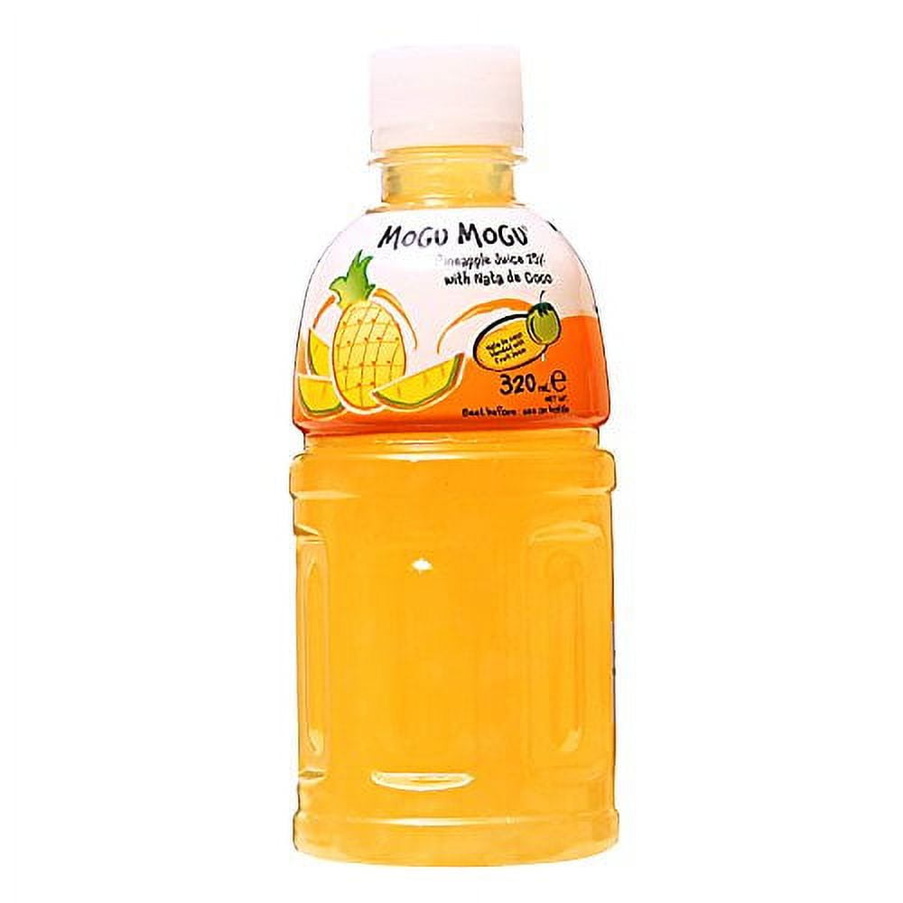 Mogu Mogu Juice with Nata De Coco, Pineapple, 10.8oz (Pack of 6 ...