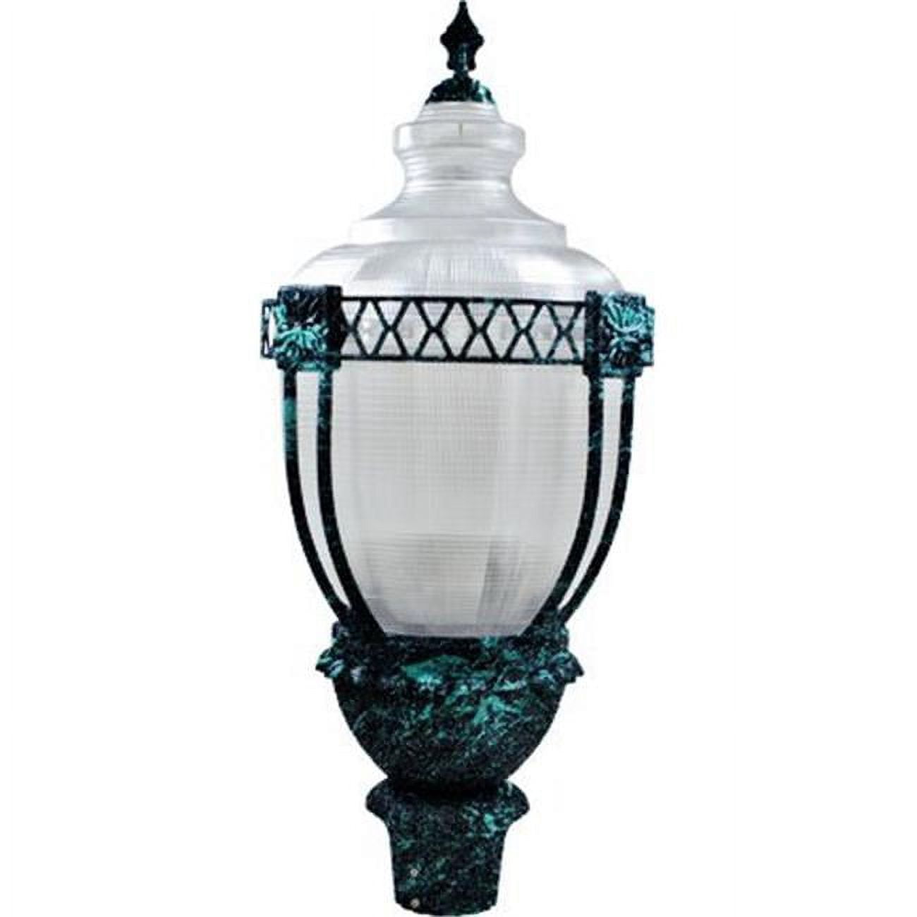 Mogul Base 120 V Incandenscent Clear Acorn Post Top Fixture with ...