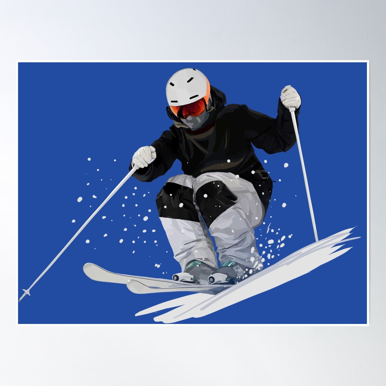 Mogul Poster Wall Art, Modern Wall Decor, 12x18 UNFRAMED - Walmart.com