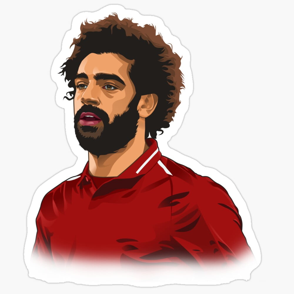 Mohamed Salah Sticker Phone Decal Water Bottle Stickers Car Decals ...