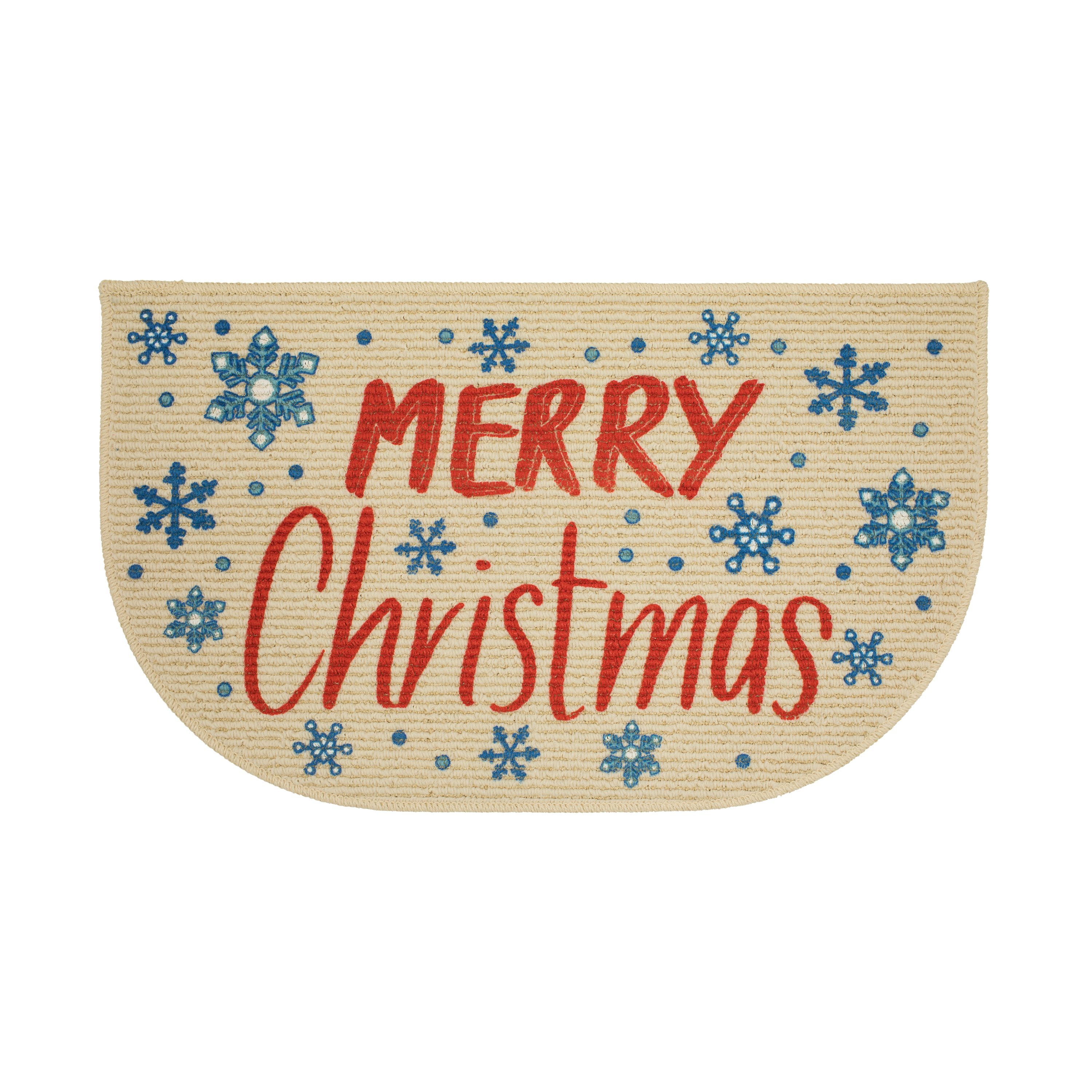 Mohawk Home 18" x 30" Holiday Snowflake Kitchen Mat - Walmart.com