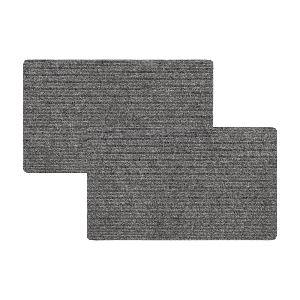 Mohawk Home Indoor/Outdoor Non-Slip Utility Mat Grey 2 Piece Set 1'6 x ...