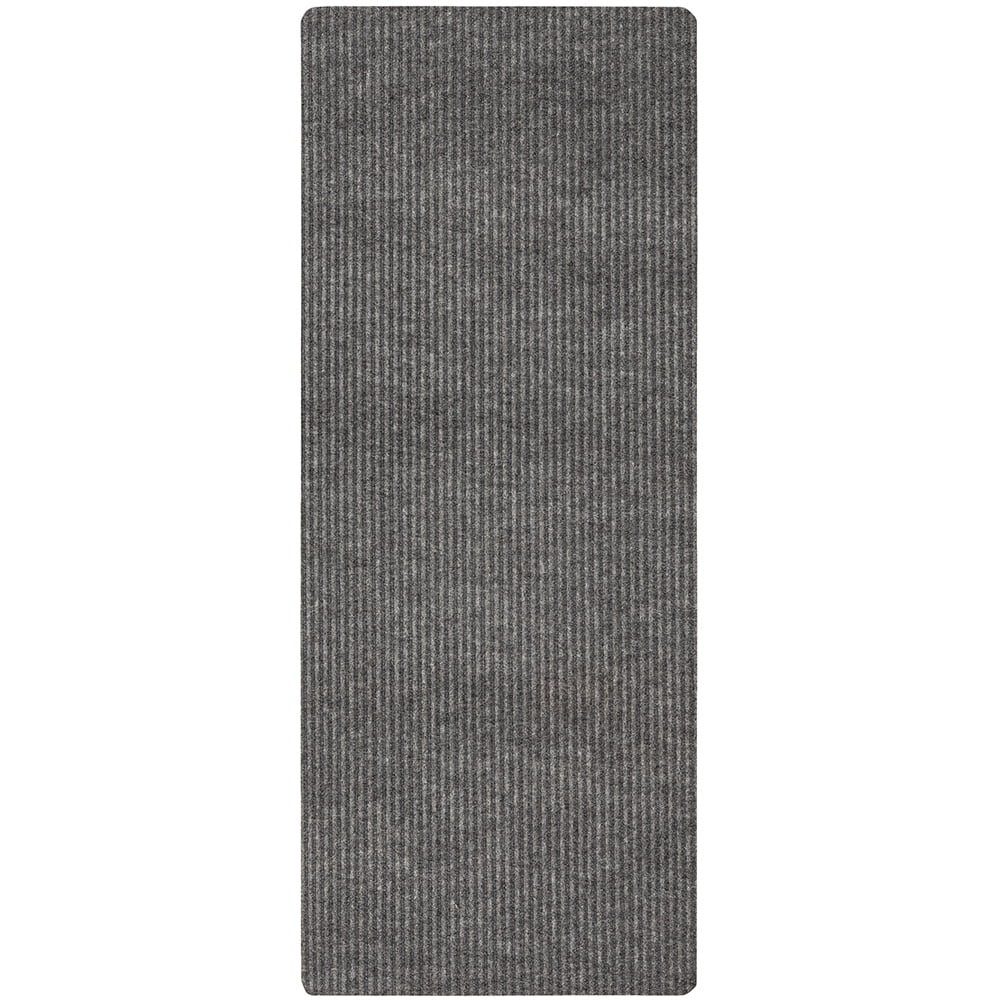 Mohawk Home Indoor/Outdoor Non-Slip Utility Mat Grey 2' x 5' Stain/Fade ...