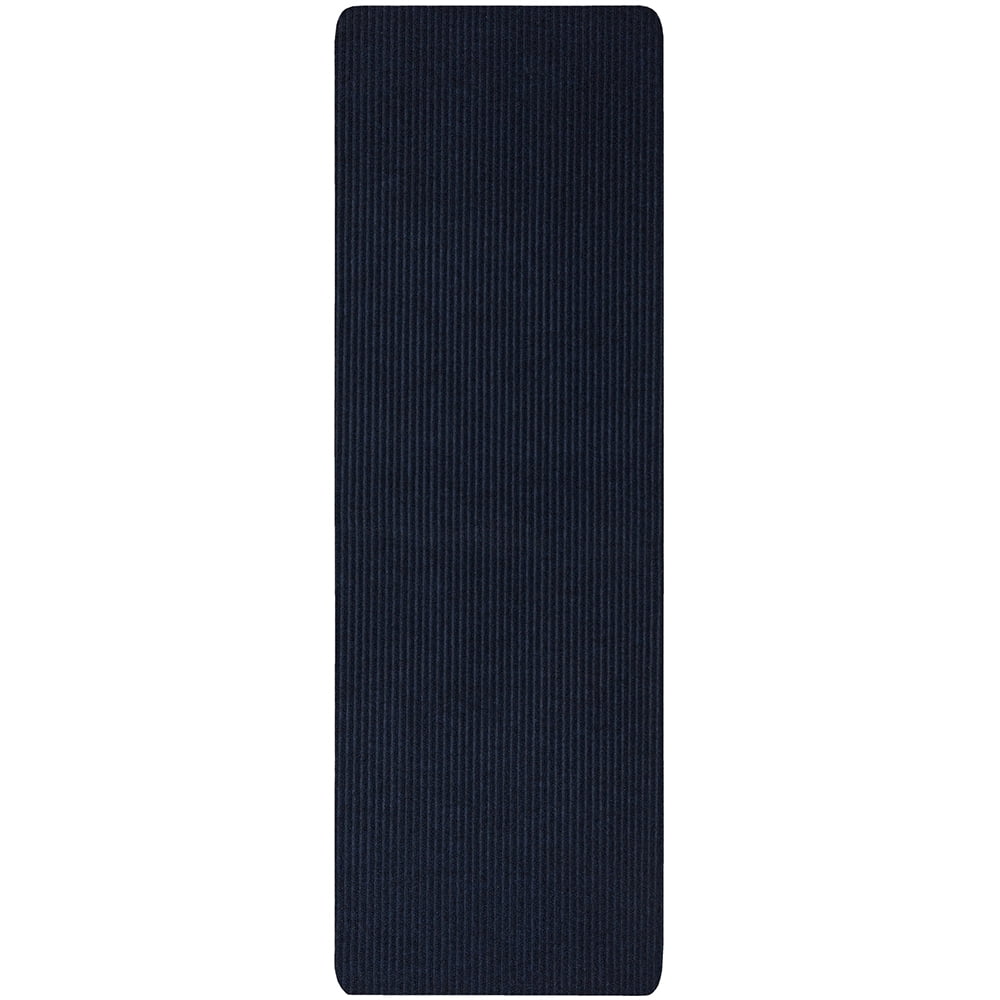 Mohawk Home All Purpose Polyester Ribbed Mat, Indigo, 2' x 6' - Walmart.com