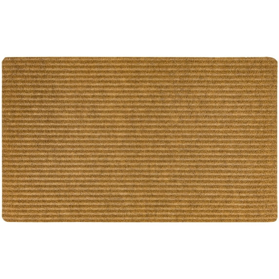 Mohawk Home All Purpose Polyester Ribbed Mat, Tan, 1' 6" x 2' 6 ...