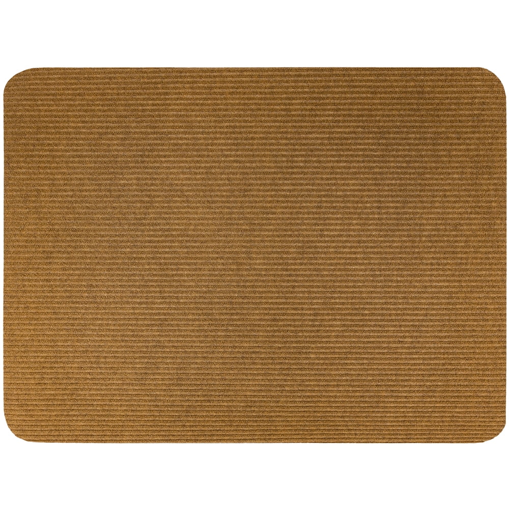 Mohawk Home Indoor/Outdoor Non-Skid Ribbed Mat, Tan, 3' x 4', Stain ...