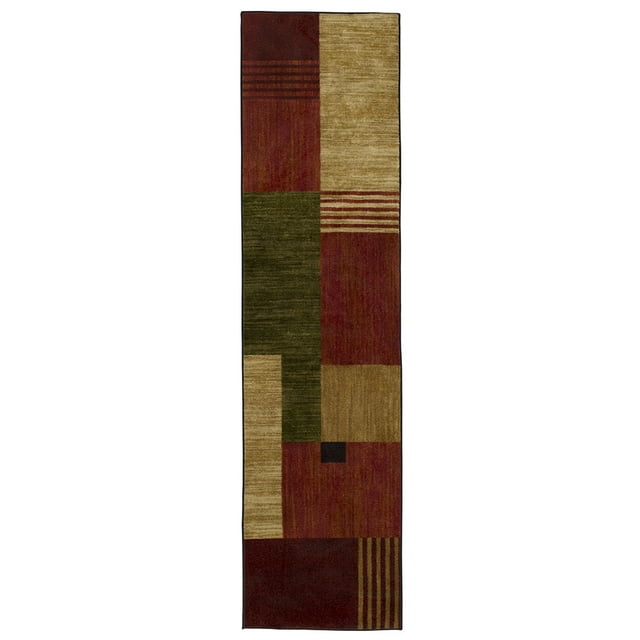 Mohawk Home Alliance Indoor Geometric Runner Rug - Low Pile - Walmart.com