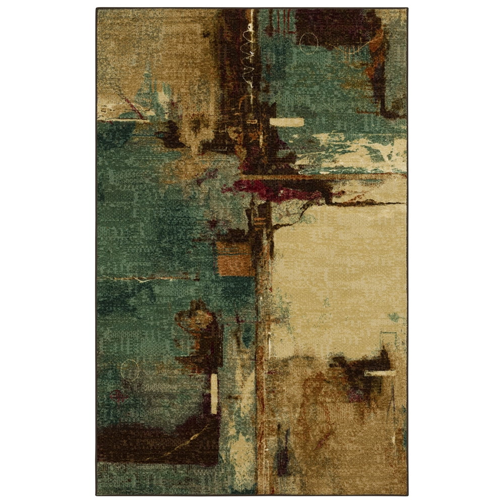 Mohawk Home Aqua Fusion Area Rug, Blue, 7' 6" x 10' - Walmart.com