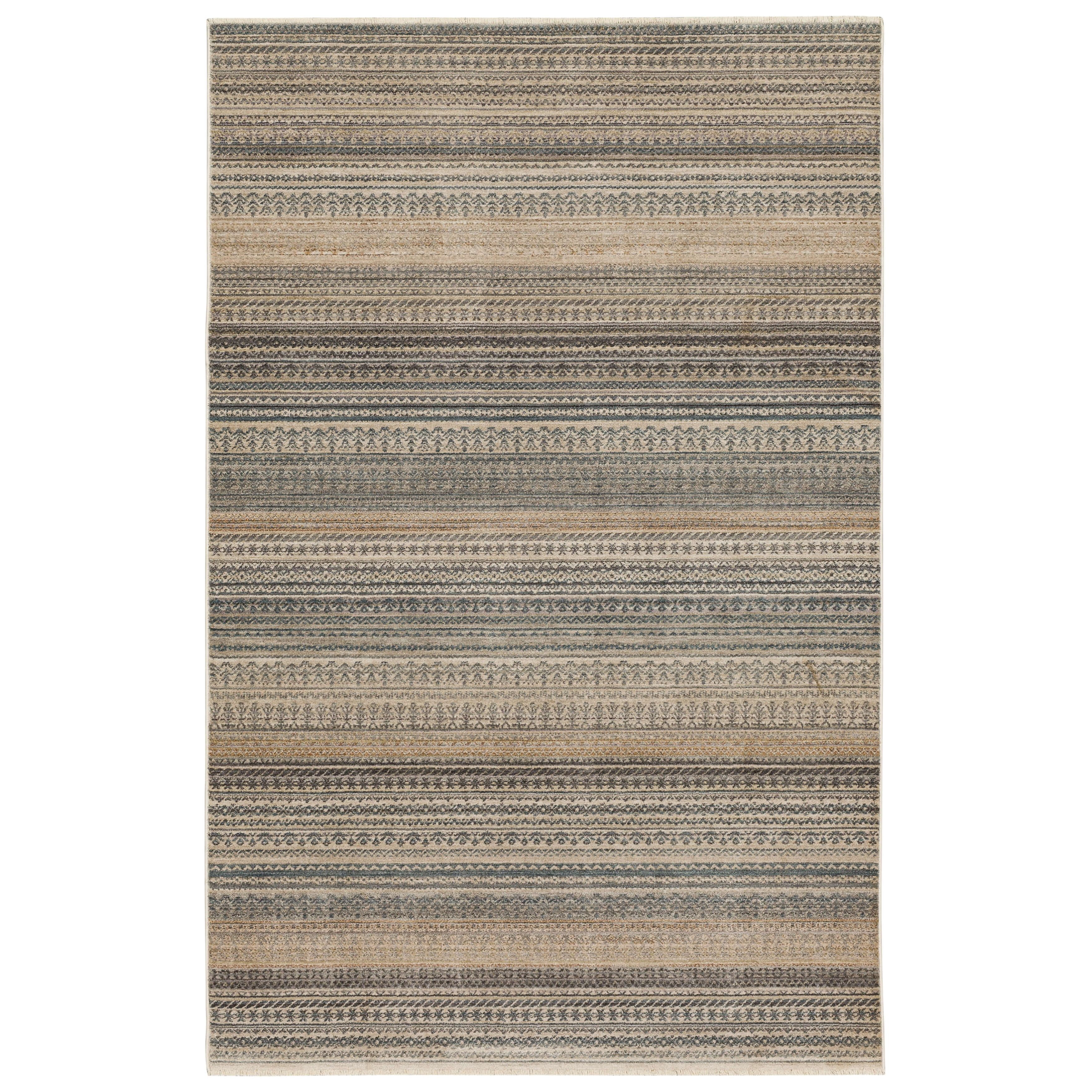 Mohawk Home Bali Stripe Low Pile Latex Backed Stain and Fade Resistant ...