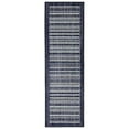 Mohawk Home Blue Mix Striped Runner 1'8 x 5 Durable Soft Eco-Friendly ...