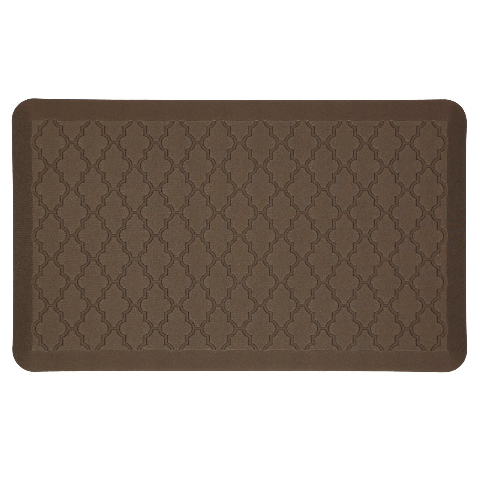 Mohawk Home 1'6"x2'6" Dri-Pro Classic Lattice Deluxe Brown Kitchen Mat ...