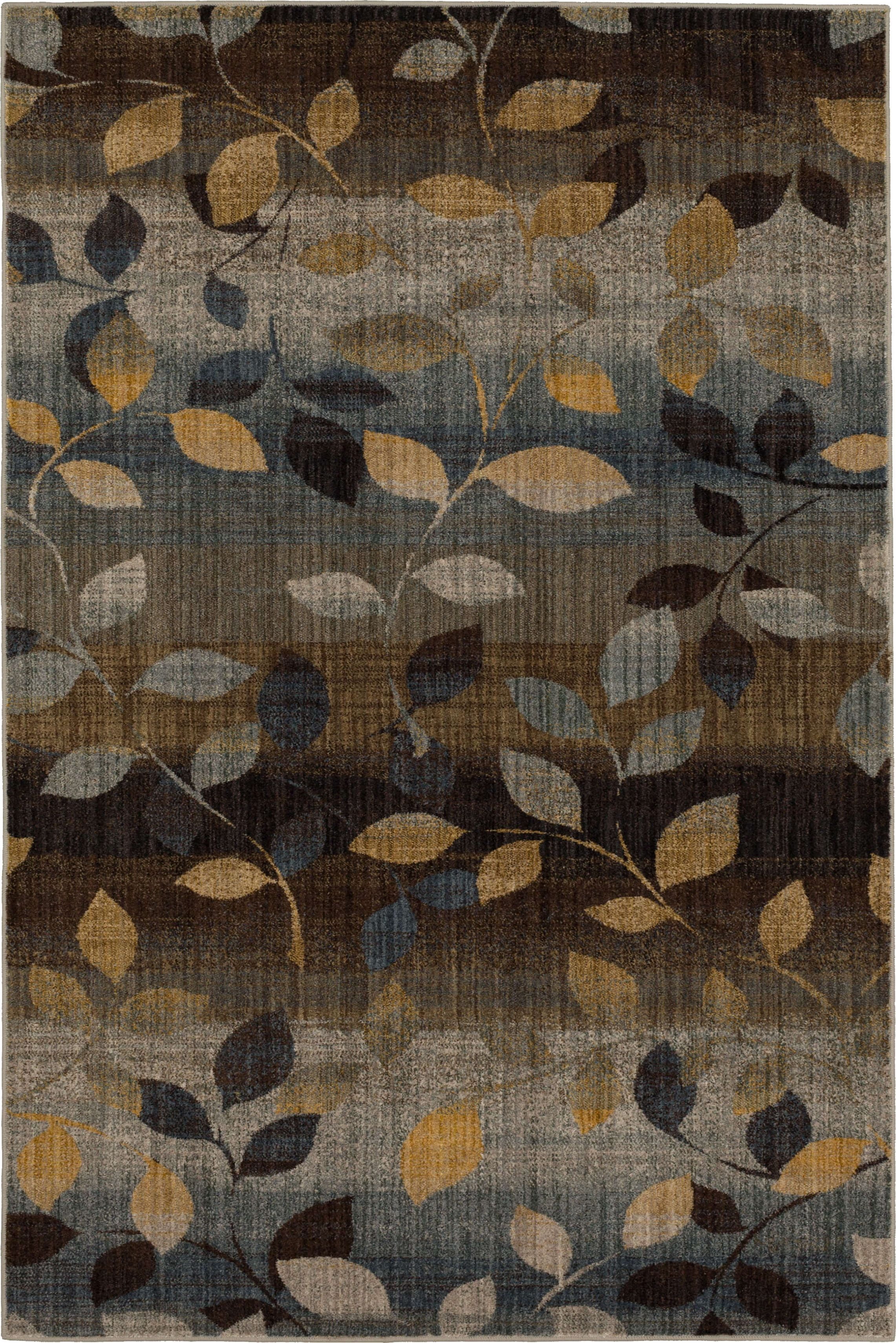 Mohawk Home Dappled Woven Indoor Polyester Area Rug, Sea, 9' 6" x 12 ...