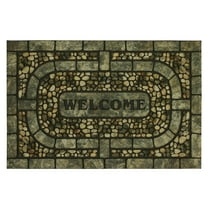 Mohawk Home Ornamental Entry Mat Cozy Jacobean Mat Scatter, 2'x3', Red ...
