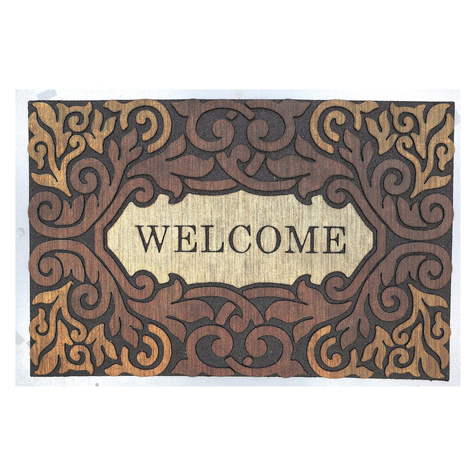 Mohawk Home Doorscapes Estate Scroll Border Welcome Door Mat - Walmart.com