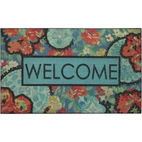Mohawk Home Doorscapes Mat Welcome Stained Glass Floret Mat Scatter, 1 ...