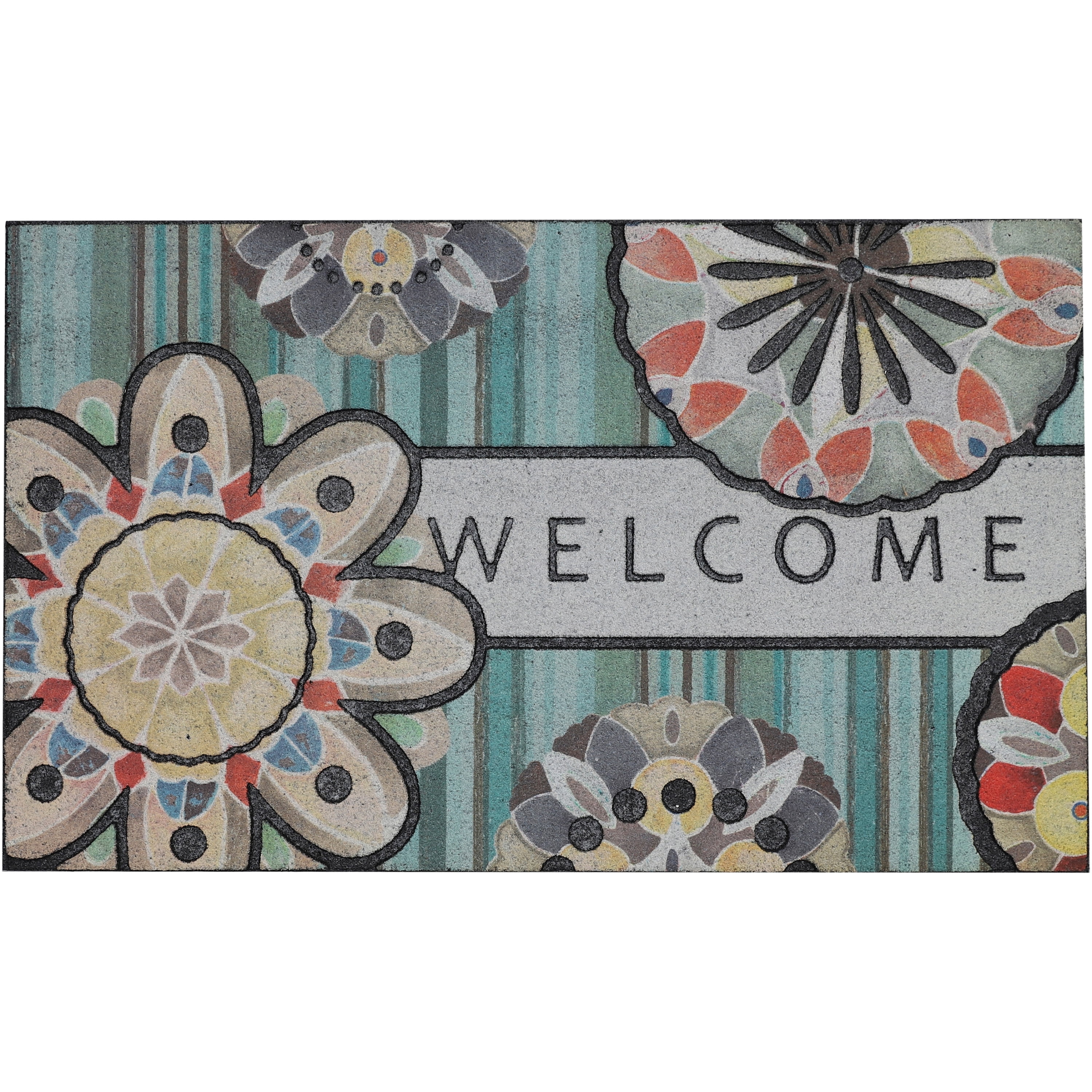 Mohawk Home Doorscapes Mat Playful Medallion Welcome Mat Scatter, 1'6 ...